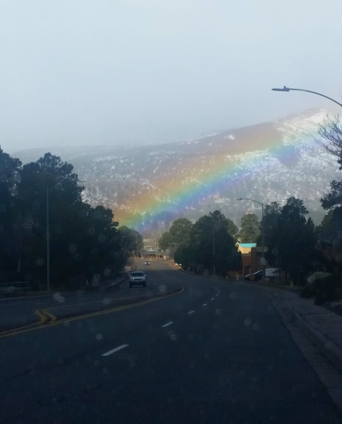 Vivid Sunday Morning Rainbow – Los Alamos Reporter