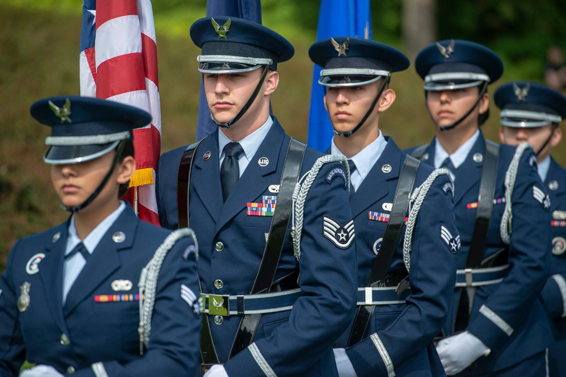 USAF SSgt. David Nielsen Leads Memorial Day Color Guard At American ...