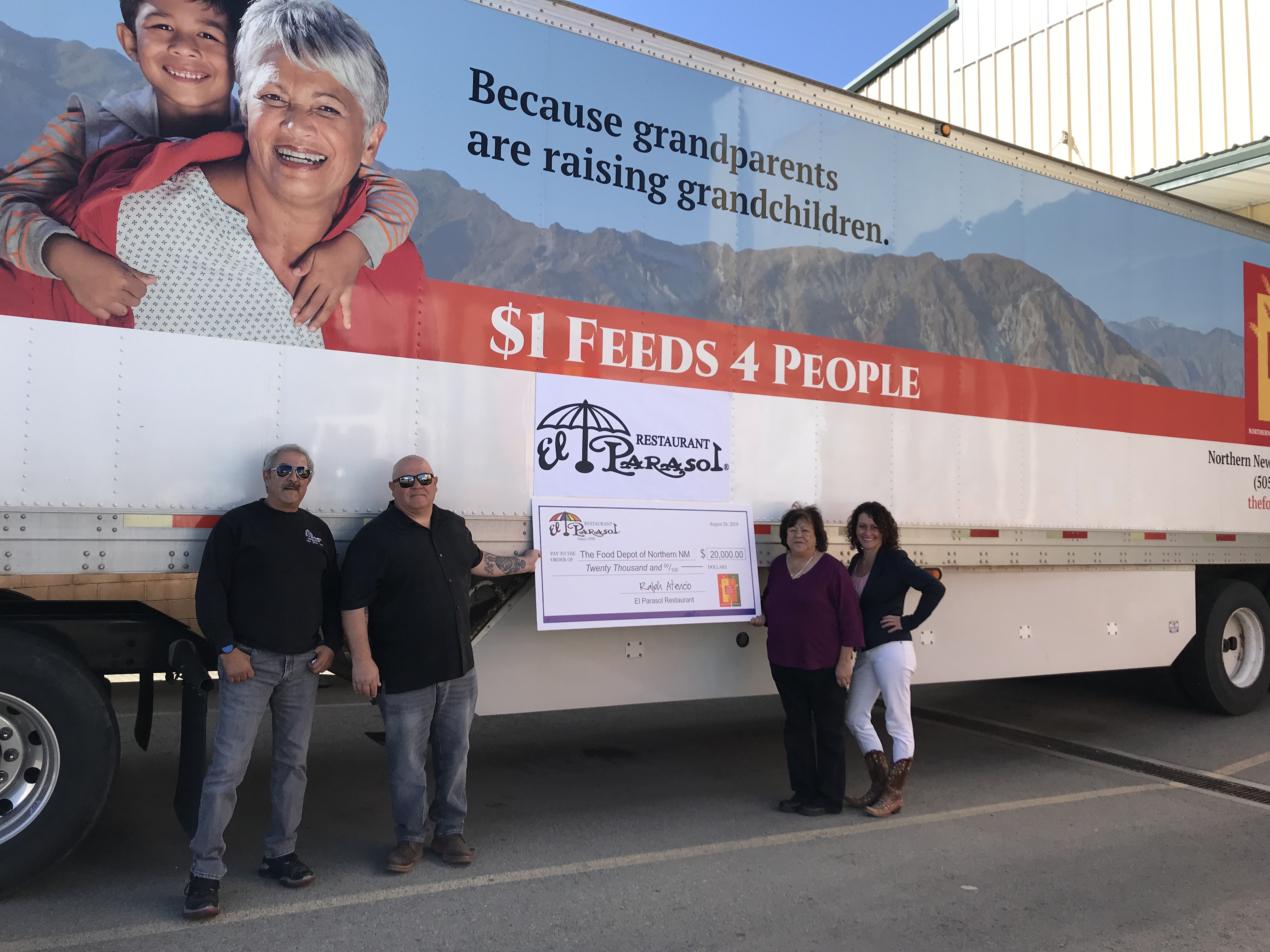 El Parasol Restaurants Donate $20,000 To The Food Depot of Northern New ...