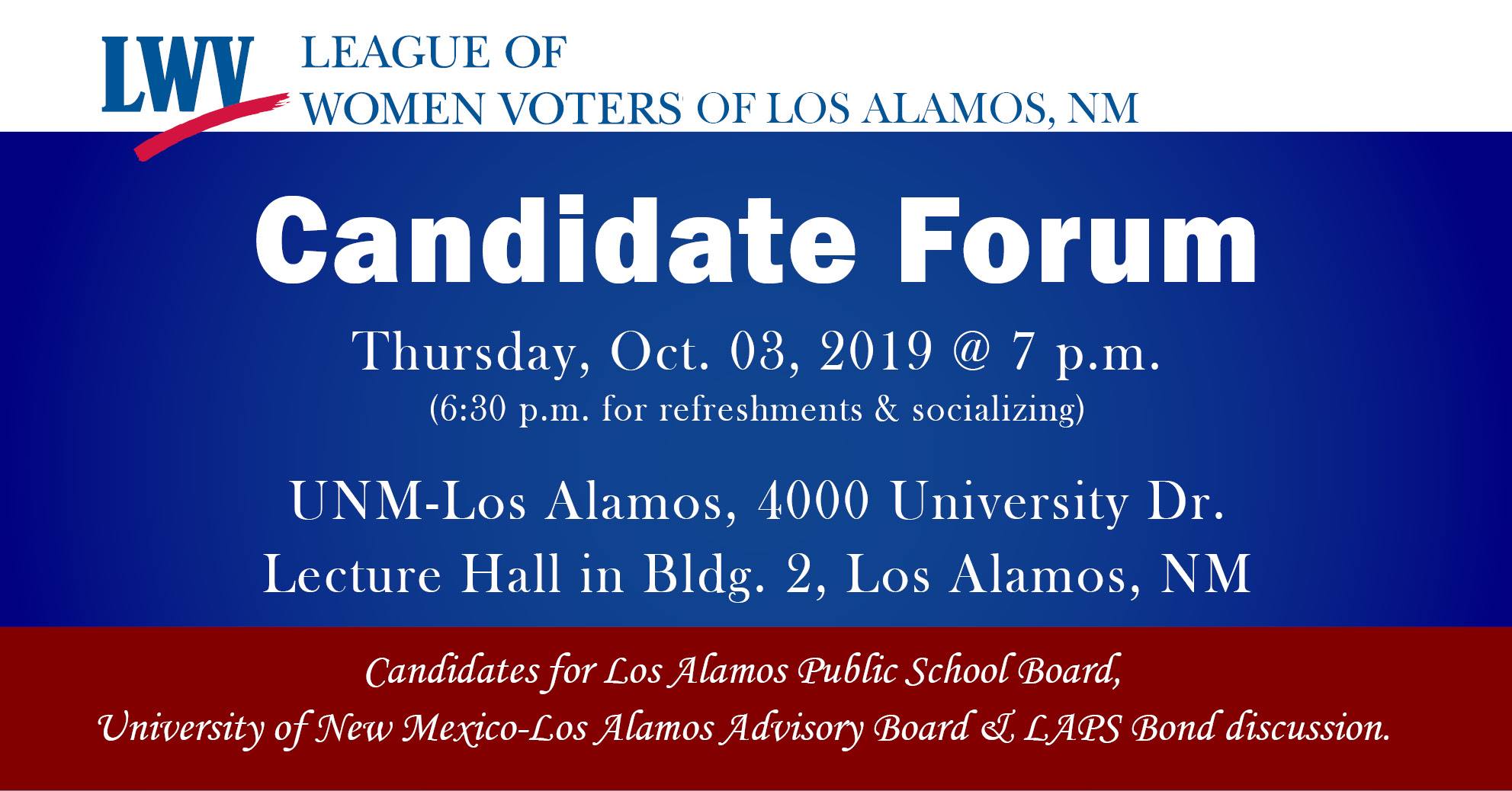 LWV logo – Los Alamos Reporter