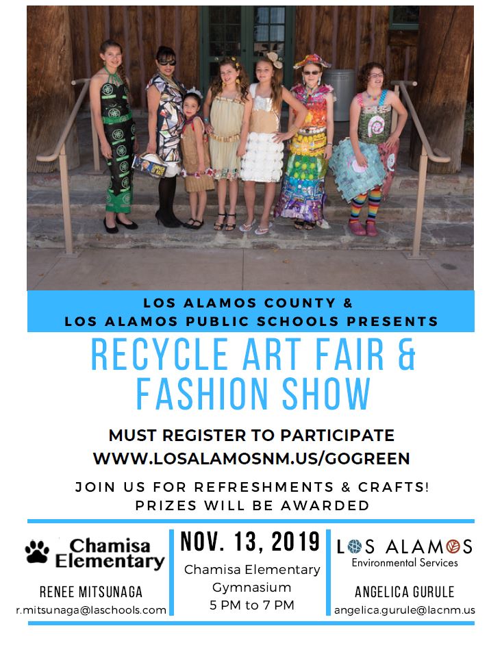 Recycle Art Fair and Fasion Show Flyer (1) – Los Alamos Reporter
