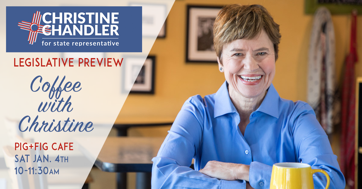 Chandler Hosts ‘Coffee With Christine’ Legislative Preview Saturday At ...