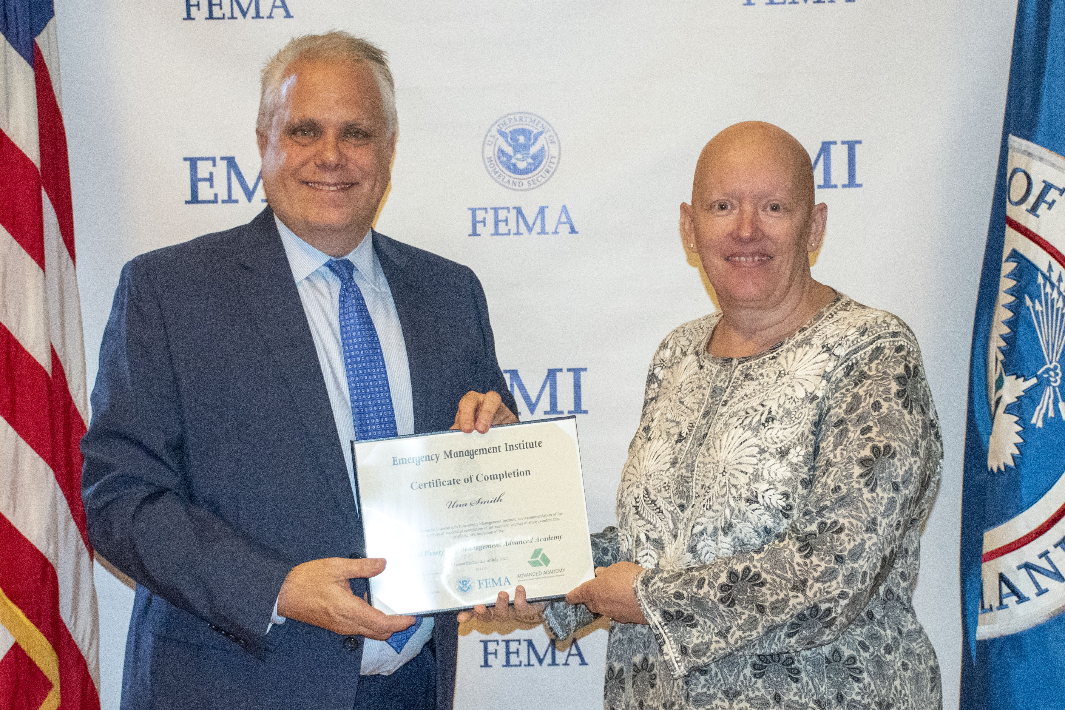 Una Smith Graduates From FEMA’s National Emergency Management Advanced ...