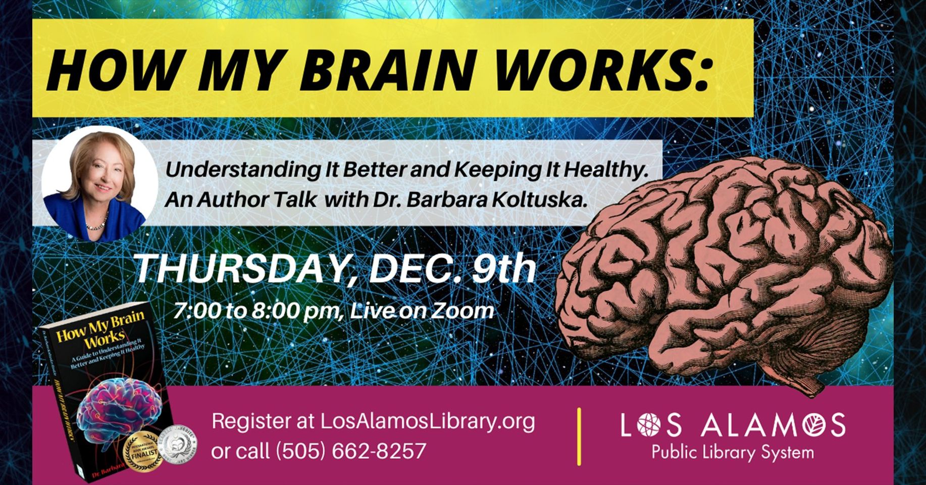 Mesa Public Library Hosts Dec. 9 Talk By Author Of ‘How My Brain Works ...