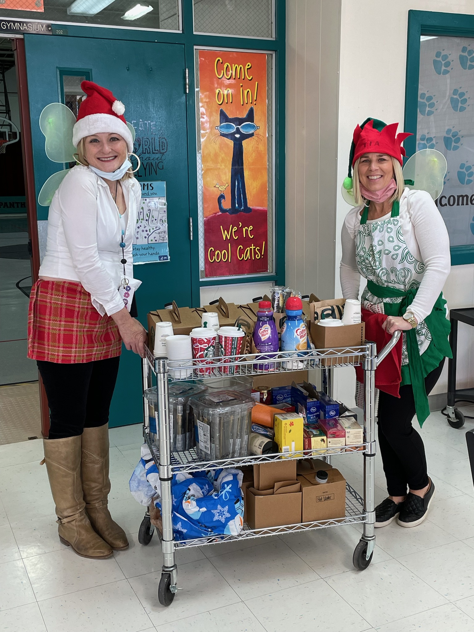 Coffee Fairies Spread Holiday Cheer For Pinon Elementary School Staff ...