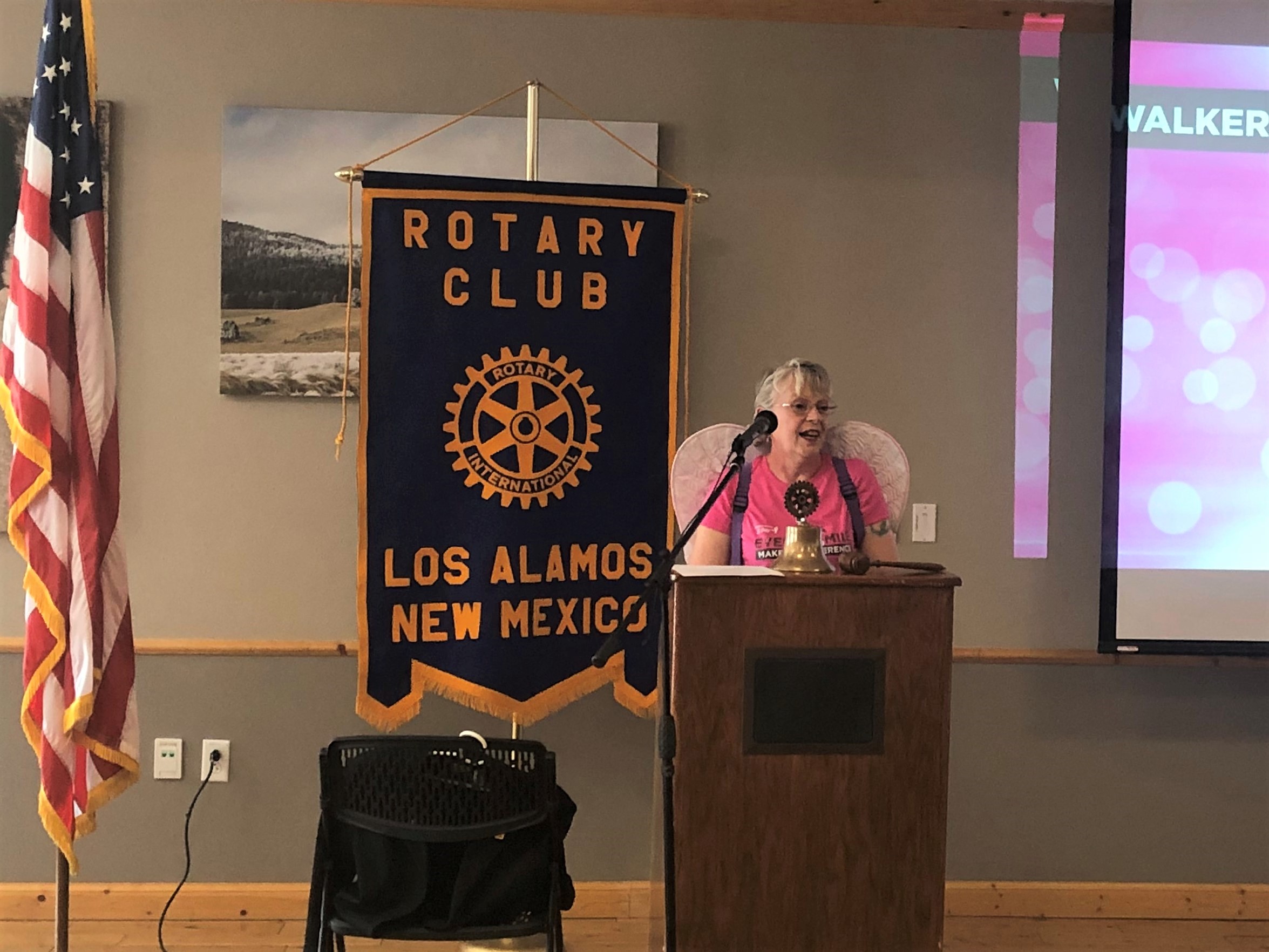 Nancy Partridge Speaks To Rotarians About Her Active Support Of Breast ...