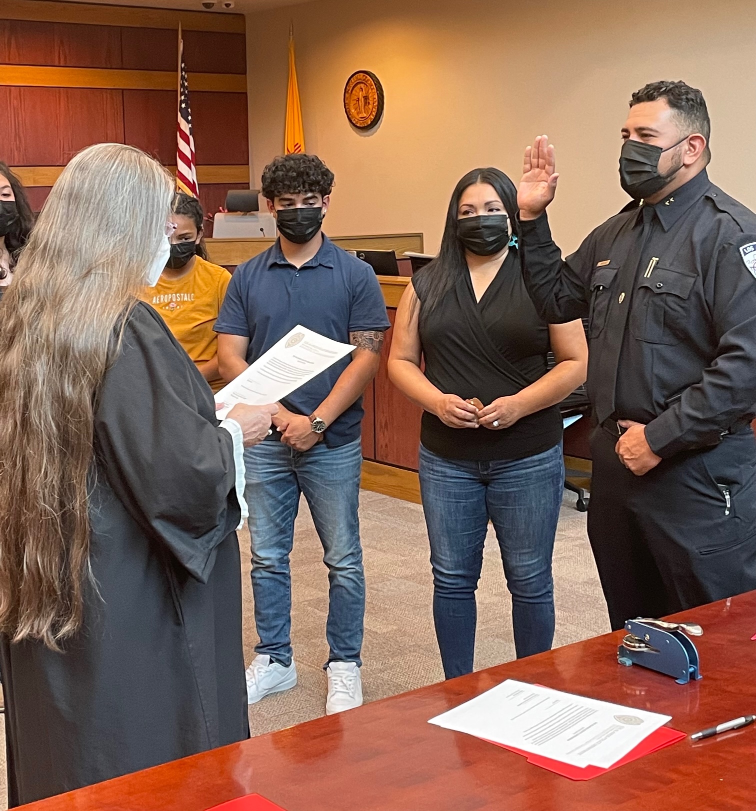 James Rodriguez Sworn In As Los Alamos Police Department Commander ...