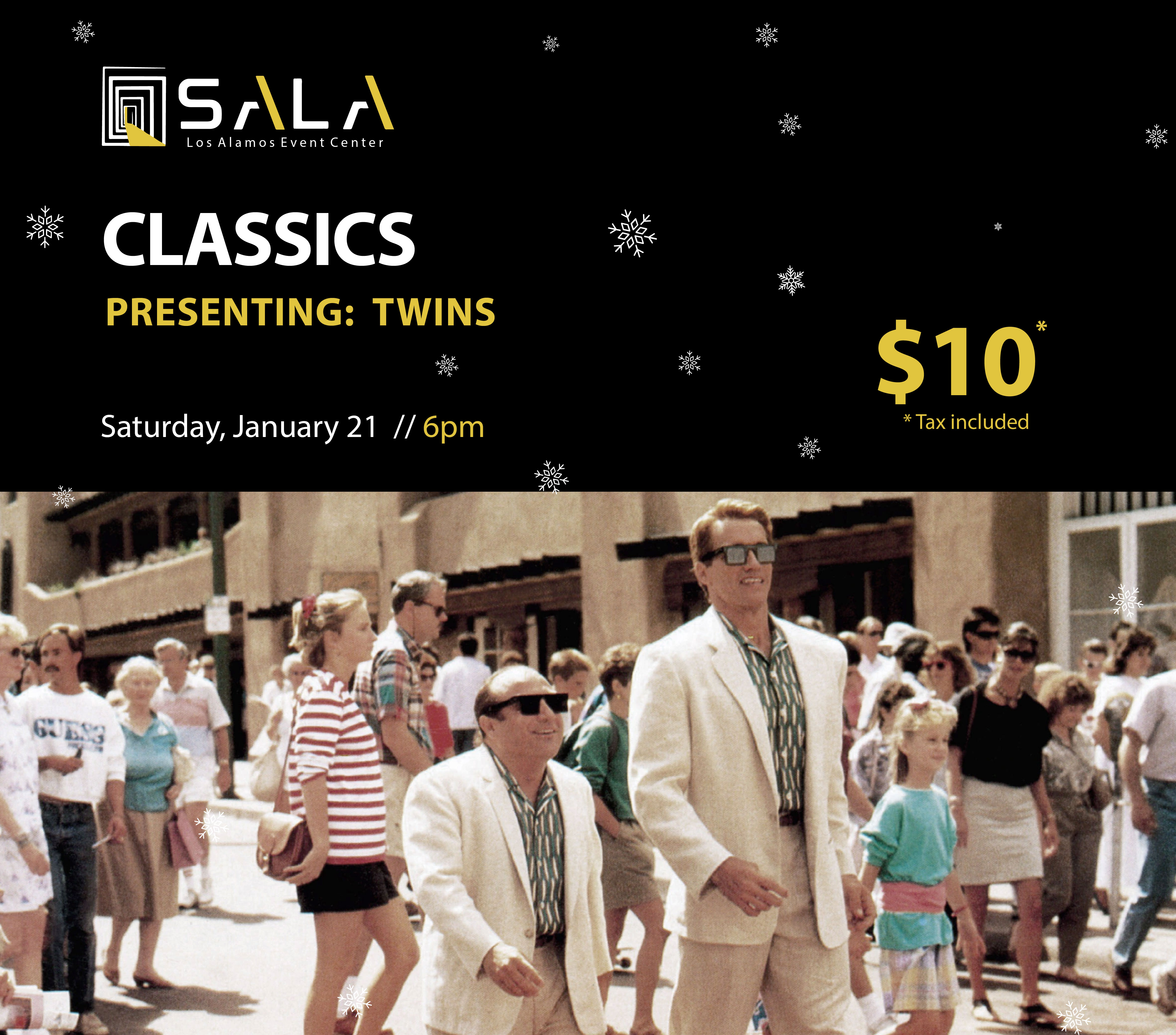 SALA Presents ‘Twins’ With Danny DeVito And Arnold Schwartzenegger ...