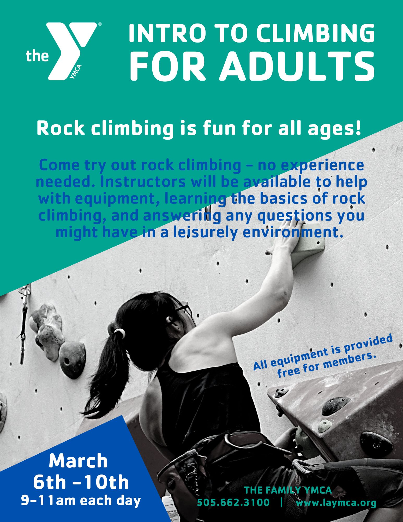 The Y Offers Morning ‘Intro To Climbing’ Class For Adults – Los Alamos ...