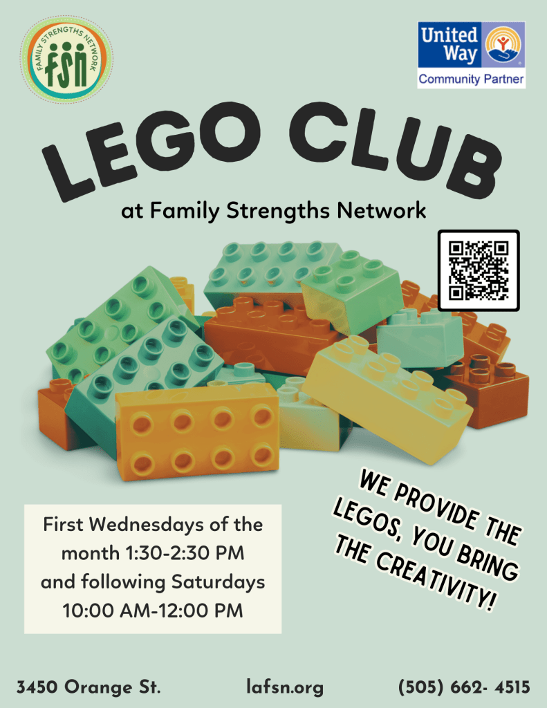 Lego Club At Family Strengths Network Provides The Legos: You Bring The ...