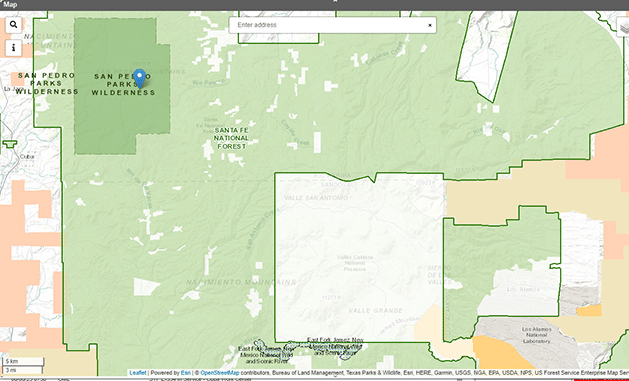 Map Shows Location Of Fire In San Pedro Wilderness 25 Miles From Los ...