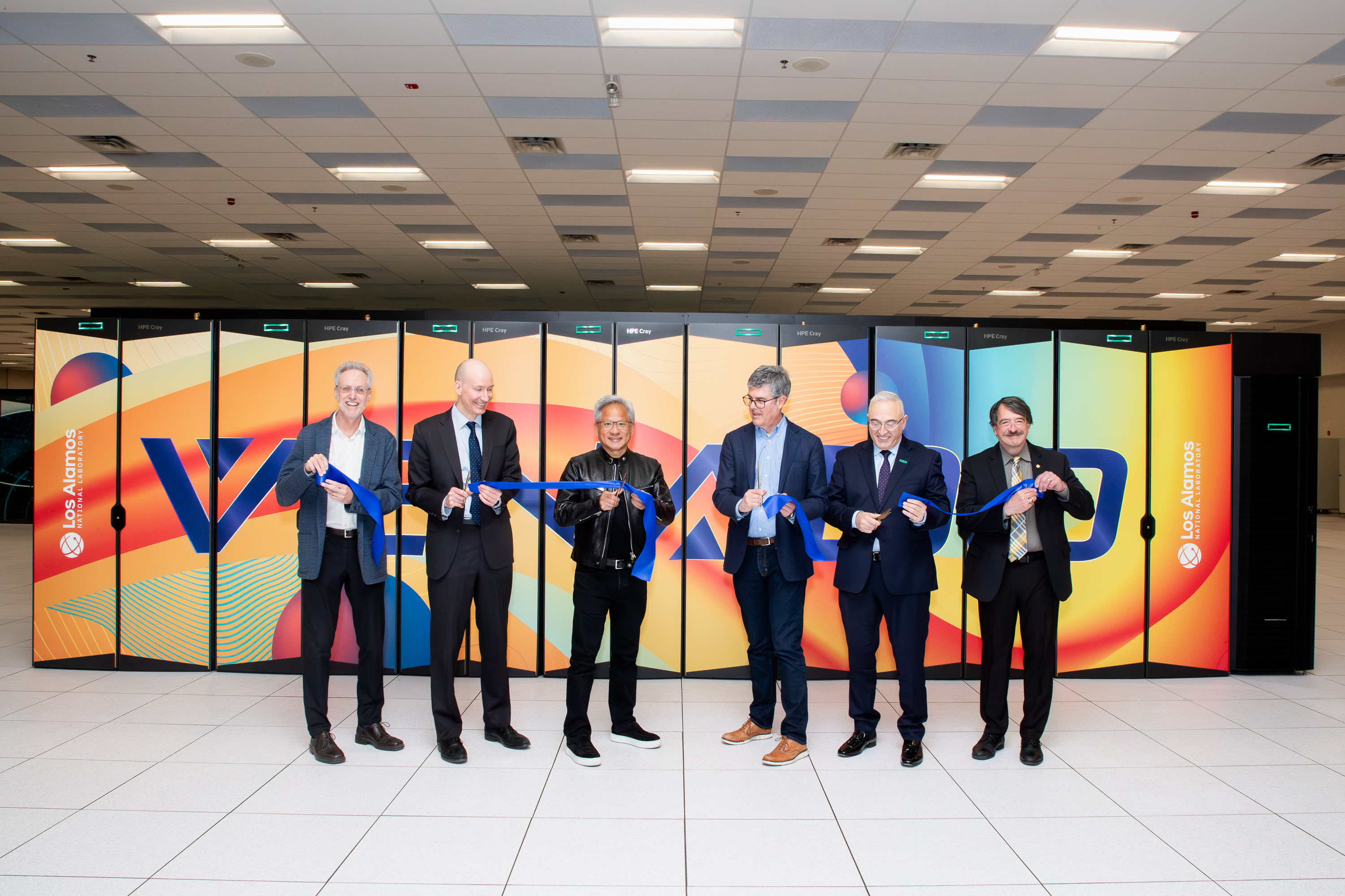 NVIDIA, Hewlett Packard Enterprise, DOE, LANL And NNSA Officials Gather ...