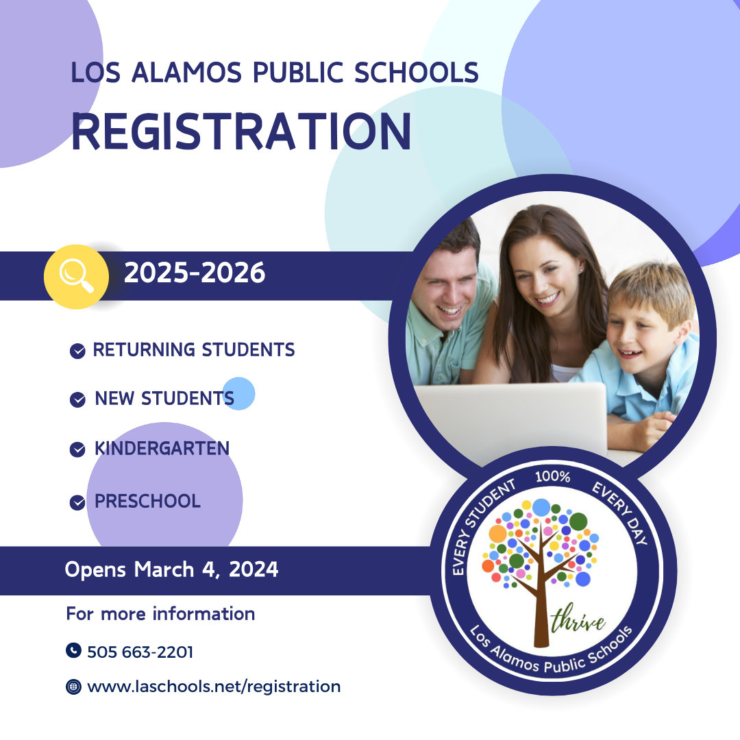 Registration For LAPS 2025-2026 School Year Opens Mar. 3 – Los Alamos ...