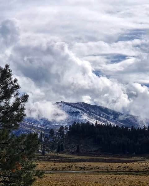 Striking Views Of Valles Caldera National Preserve Late Wednesday ...