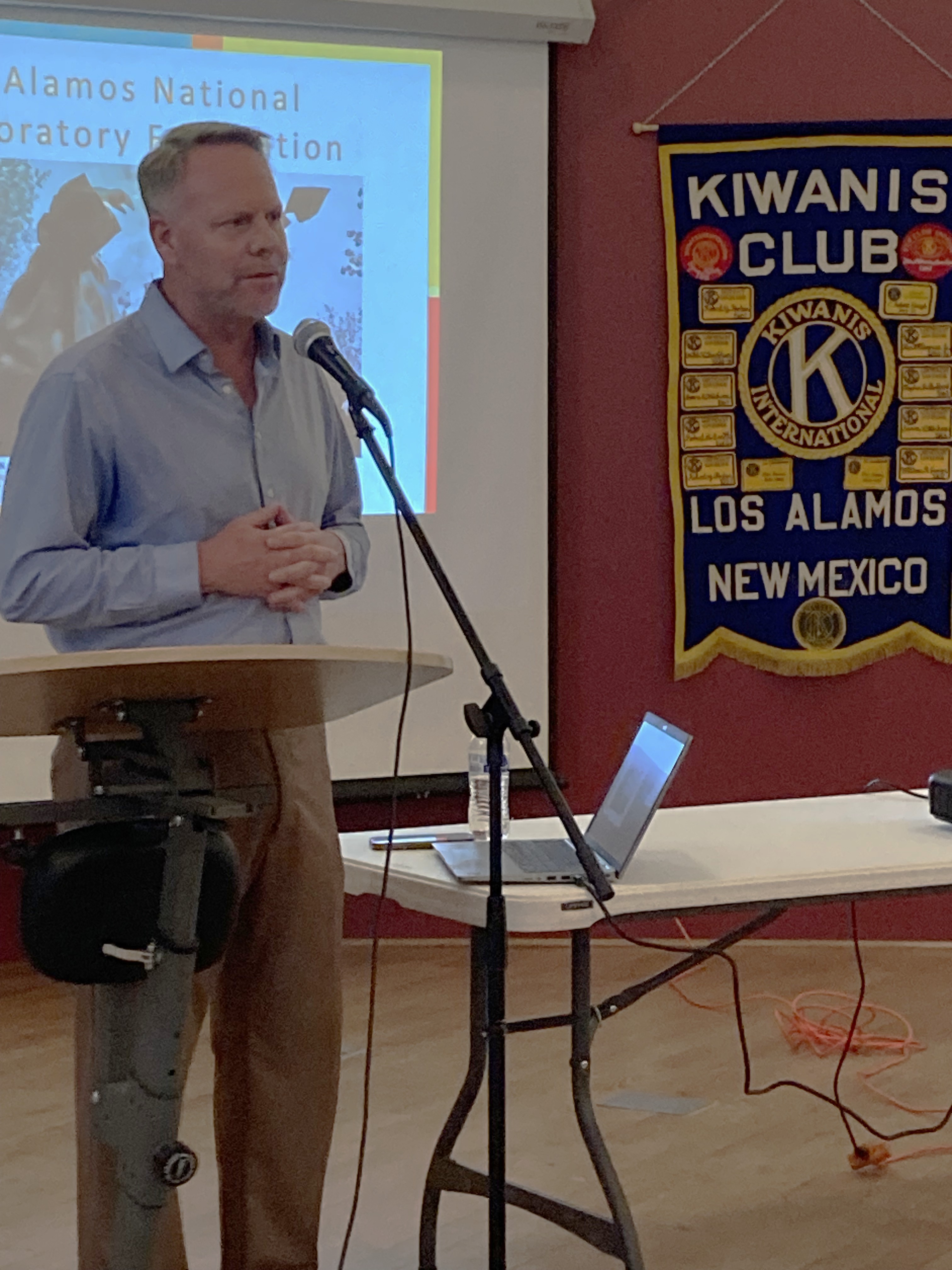 Kiwanis Speaker Tony Fox Provides An Update On The LANL Foundation ...