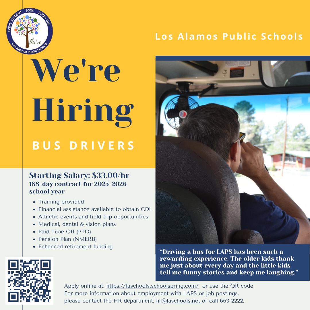 LAPS: We’re Hiring Bus Drivers – Los Alamos Reporter