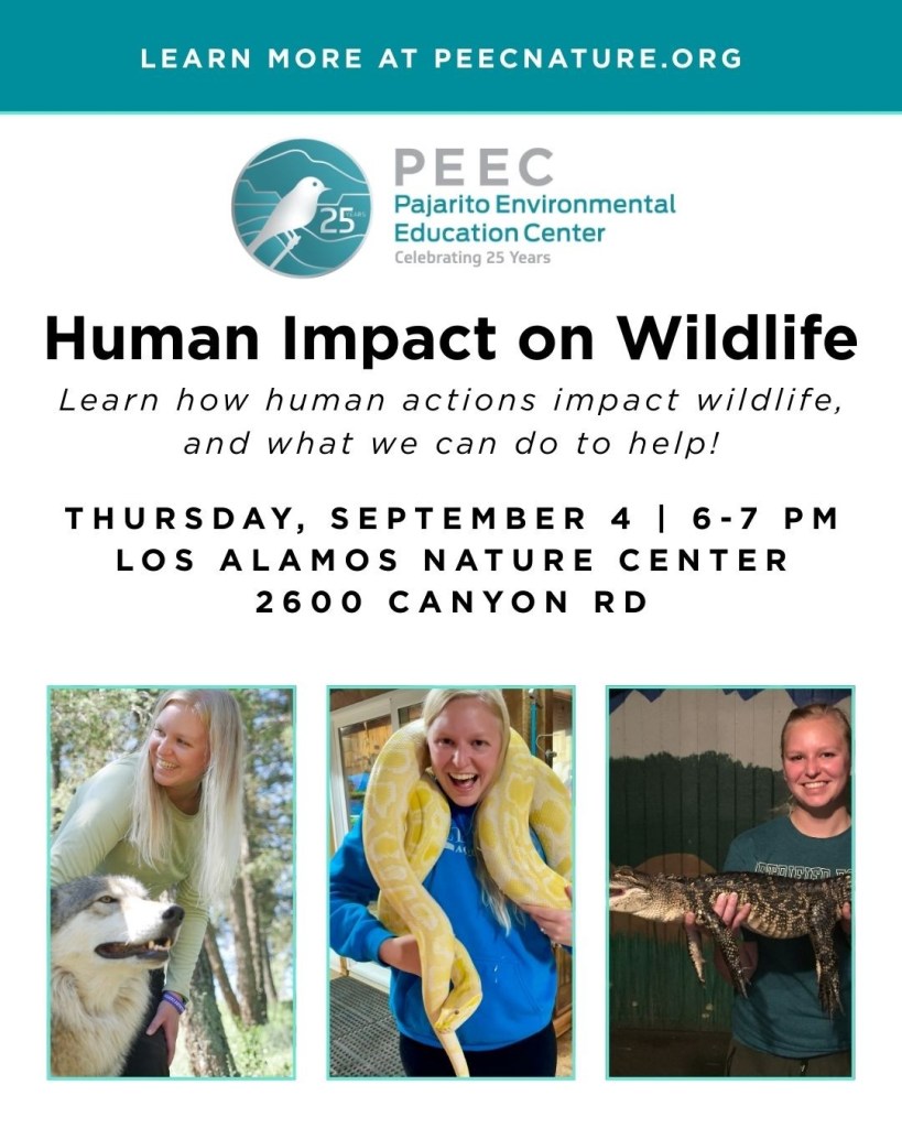 PEEC Hosts ‘Human Impact on Wildlife’: A Presentation by Bonnie Klamm ...