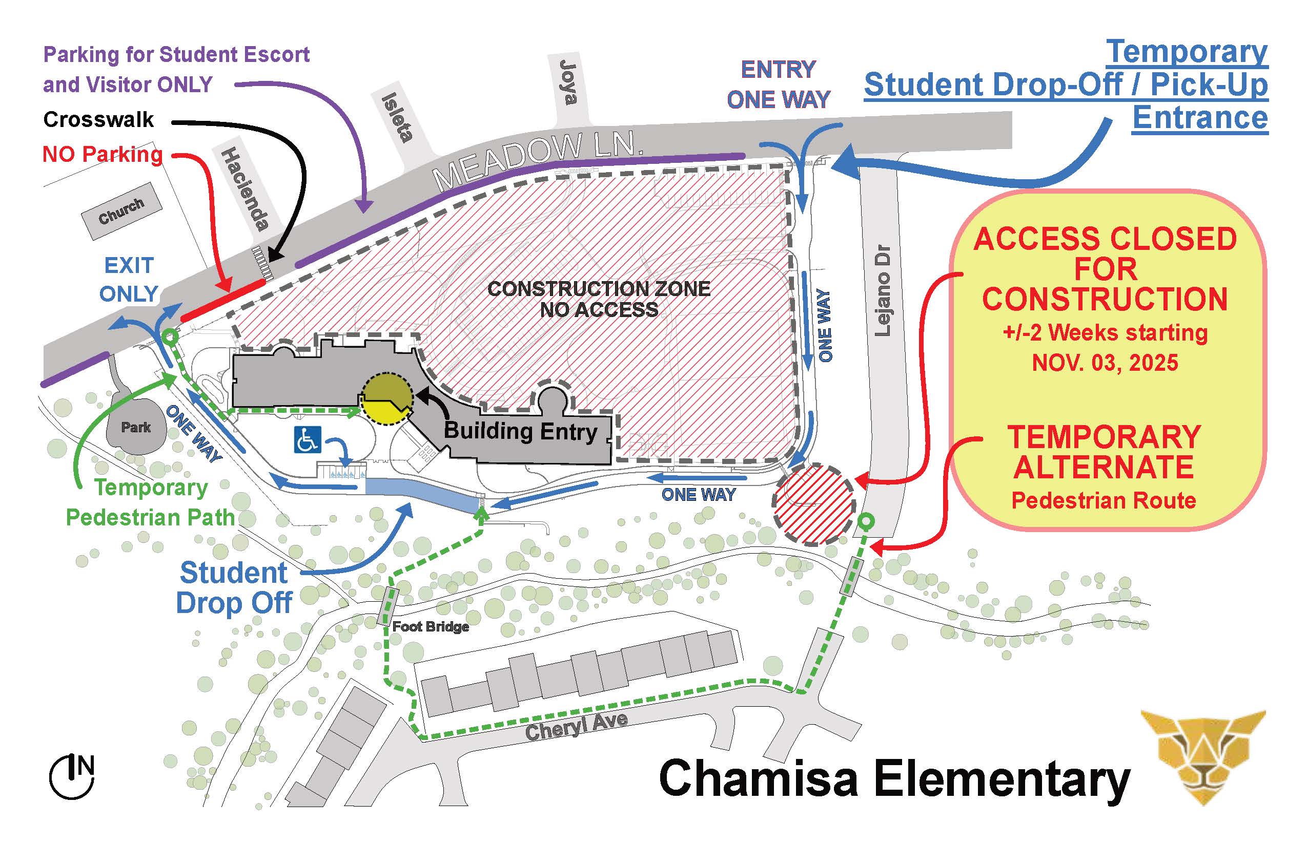 Installation Of New Fence On Chamisa School Site Beginning Monday, Nov ...