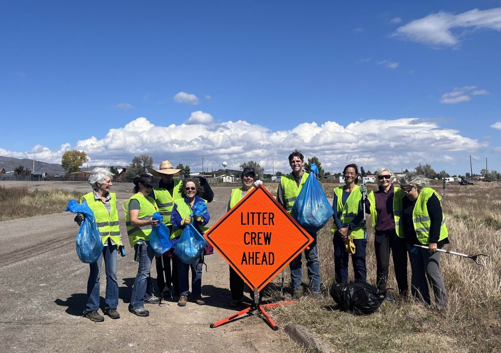 Stable Owners Association Members Clean Up North Mesa Park Road As Part Of Adopt-A-Road Program ...
