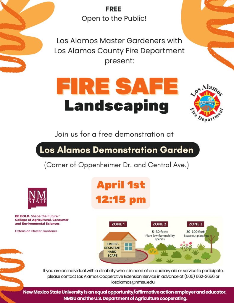Los Alamos Fire Department And Master Gardeners Offer Free ...