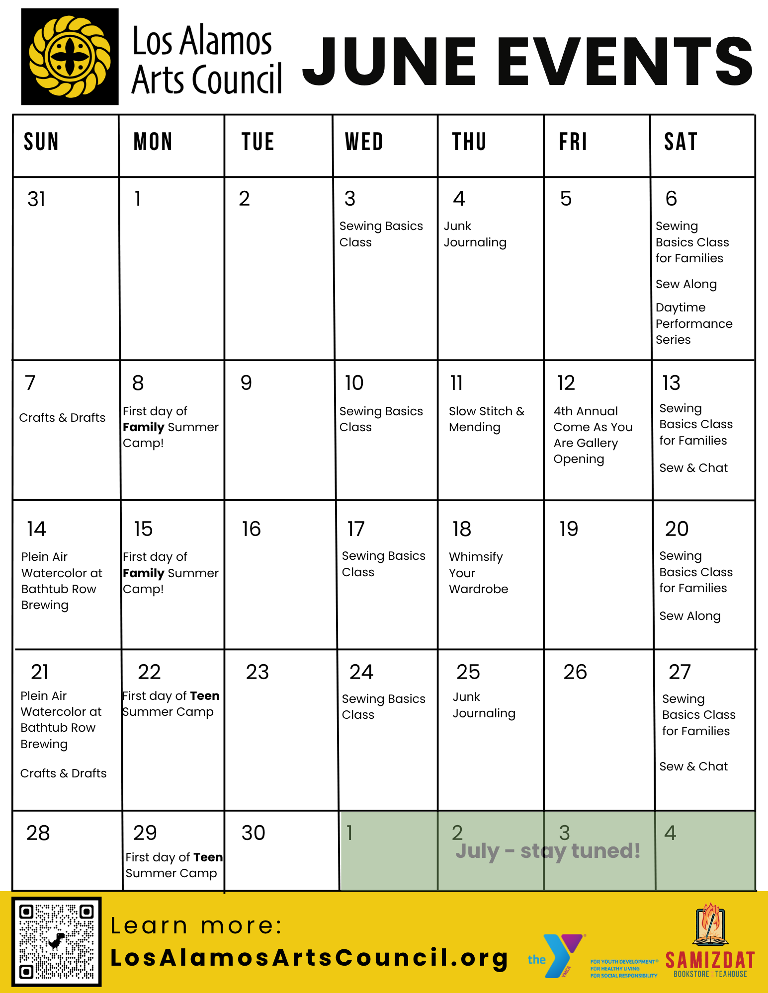 Los Alamos Arts Council Announces Multiple Events For June 2026 – Los ...