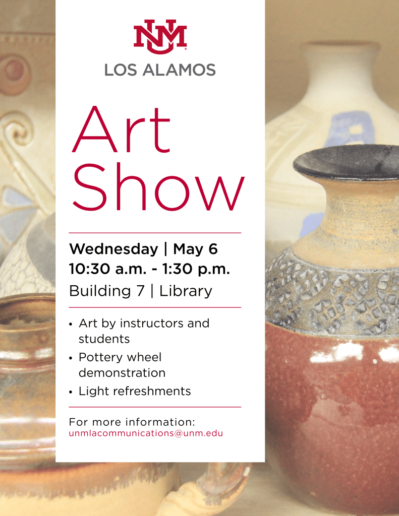 UNM-Los Alamos To Host Student And Instructor Art Show May 6 In Campus ...