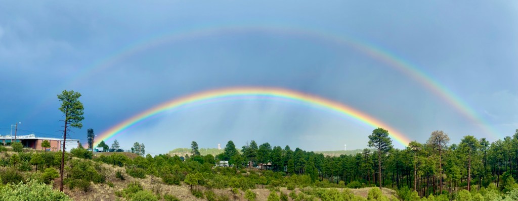 Sunday Evening Rainbow Over Los Alamos – Los Alamos Reporter