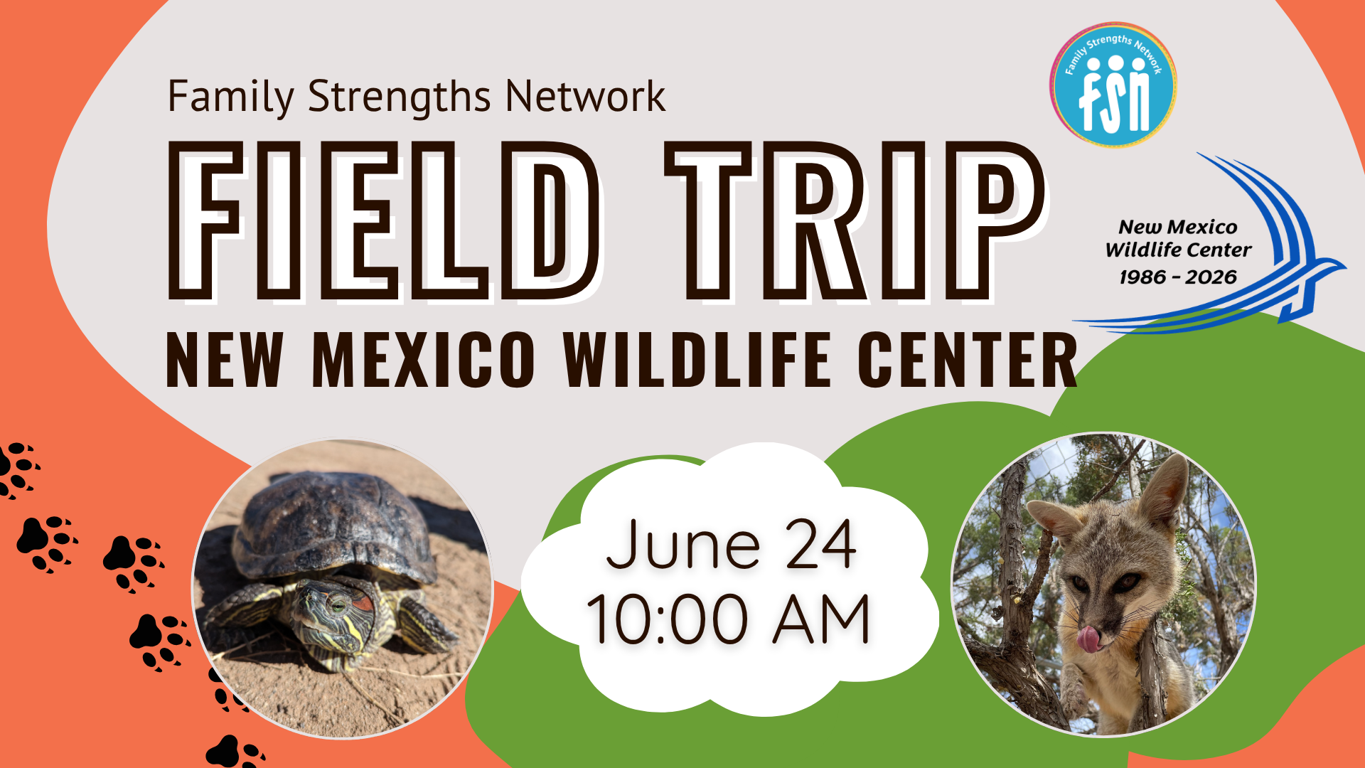 Family Strengths Network Field Trip To New Mexico Wildlife Center June ...